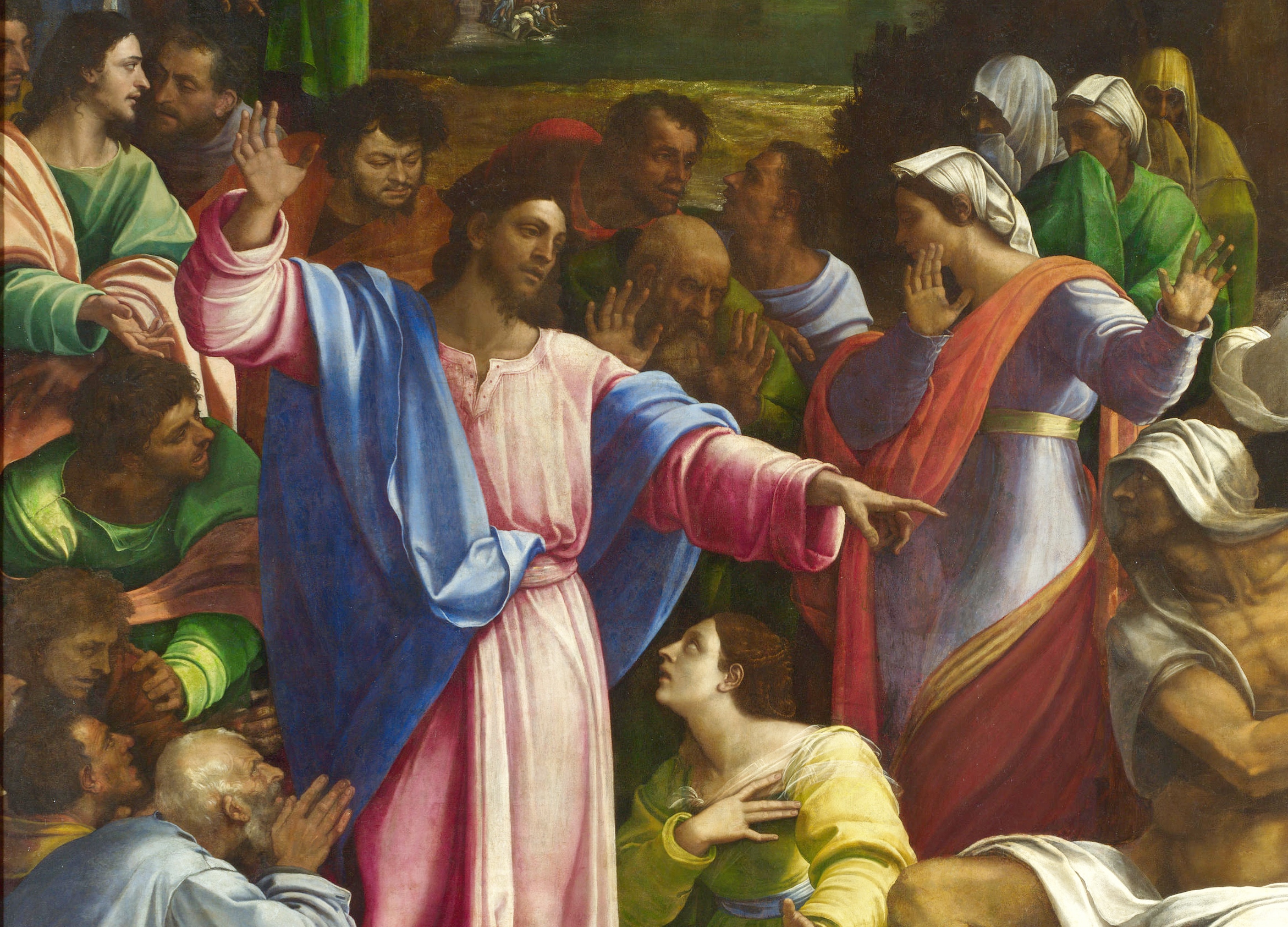 The Raising Of Lazarus Painting